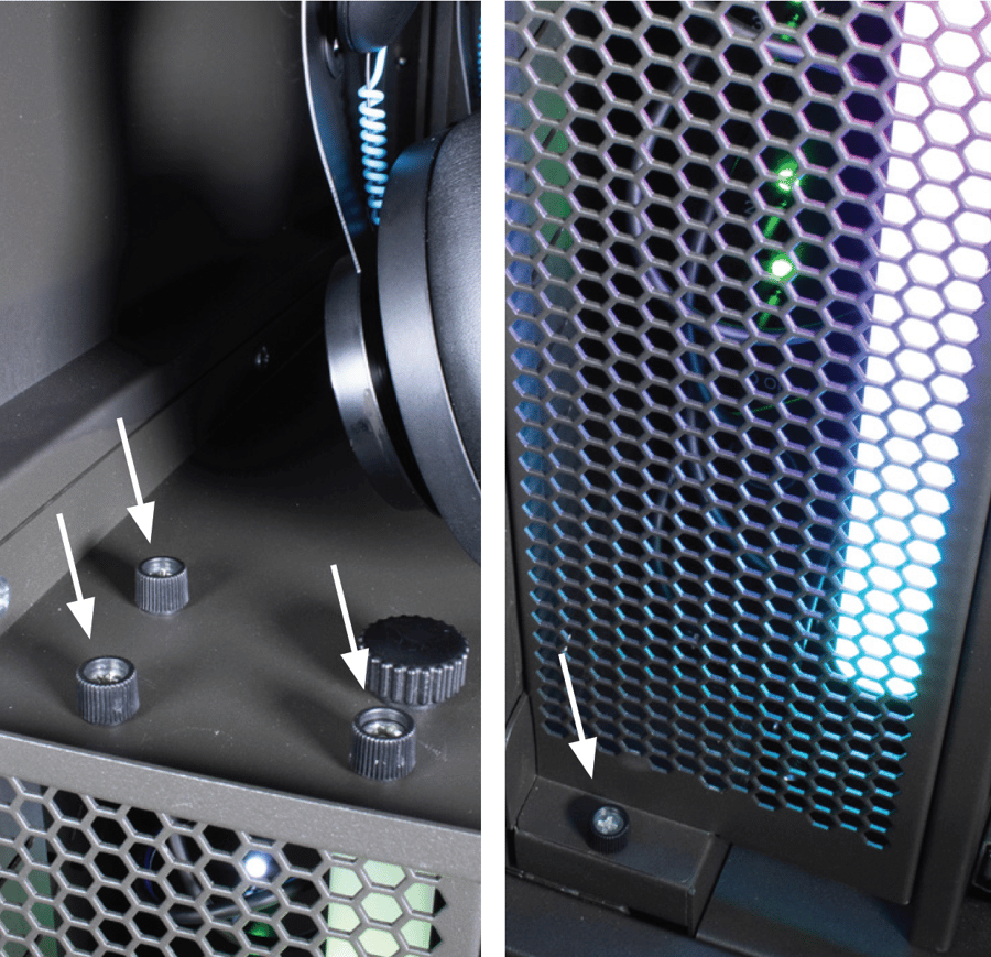 How do I remove or replace cables in the Legion PowerPro Esports charging cart?